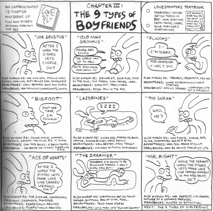 Me, and Then Some: Types of Boyfriends